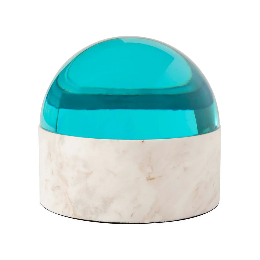 Globo Medium Box Aqua – Estrelas Haute Living