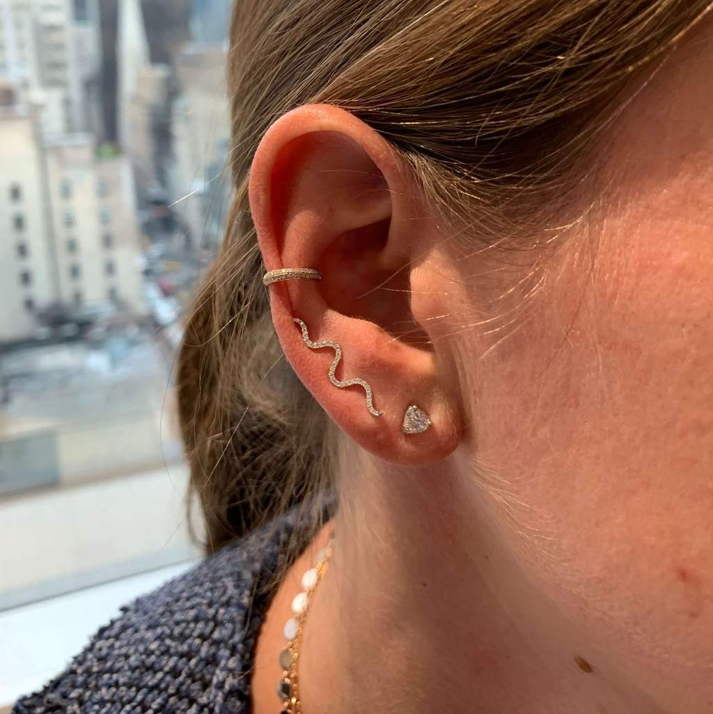 Snake Ear Crawler - Yellow Gold – Estrelas Haute Living