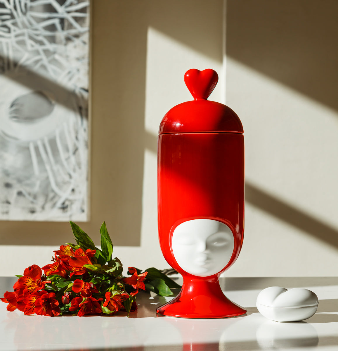 Clara Sister Heart (Fire Red) – Estrelas Haute Living